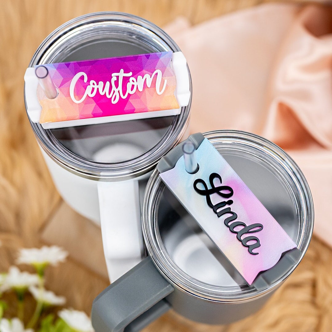 Custom 3D Name Tag, Personalized Tumbler Name Tag 40OZ, Personalized ...