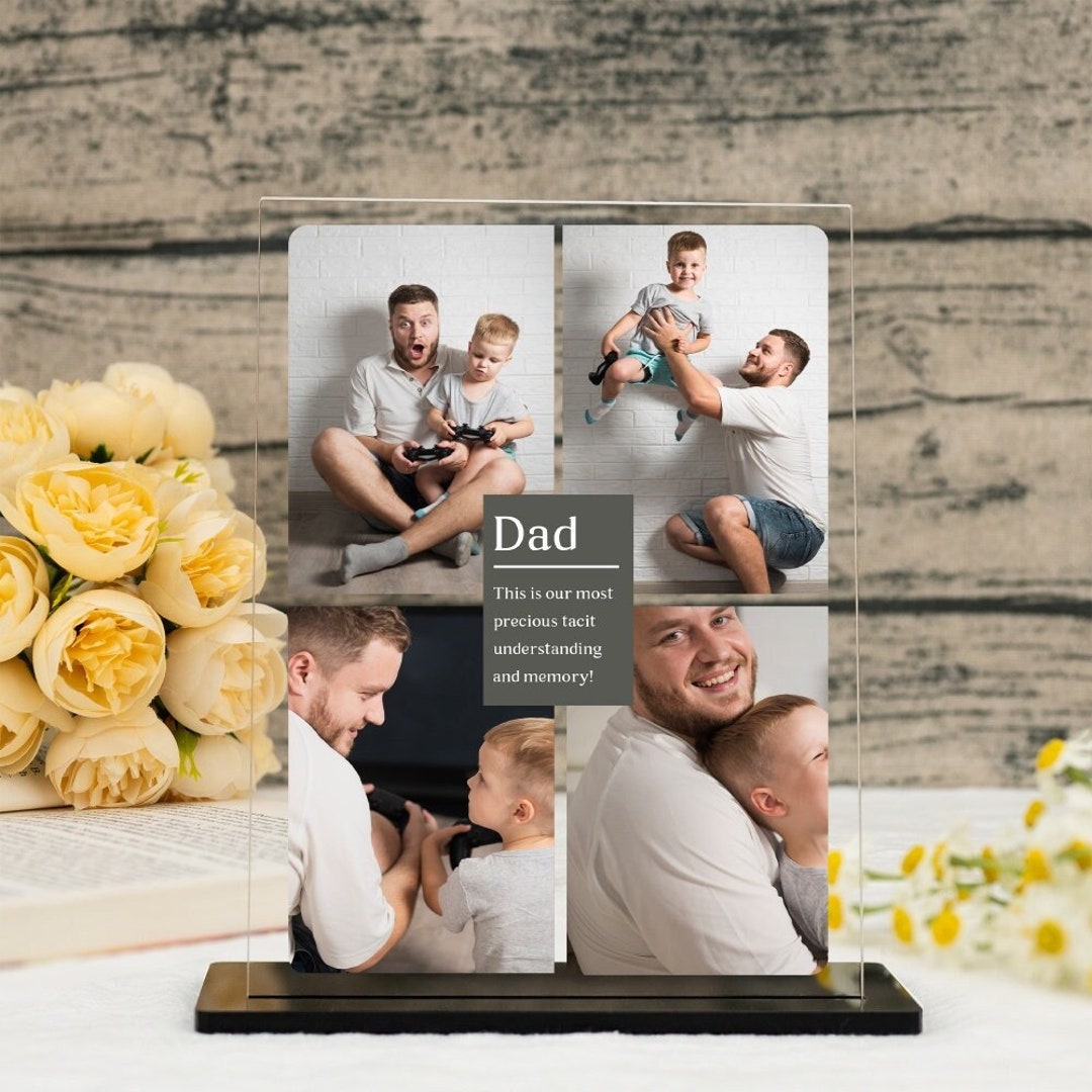 DAD Photo Collage Gift,dad Definition Gift,father's Day Gift,custom ...