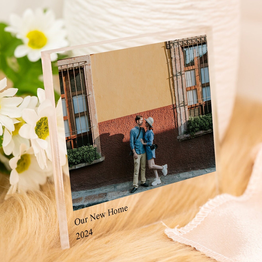 Personalised Photo Print Acrylic Block Plaque Your Image Printed ...