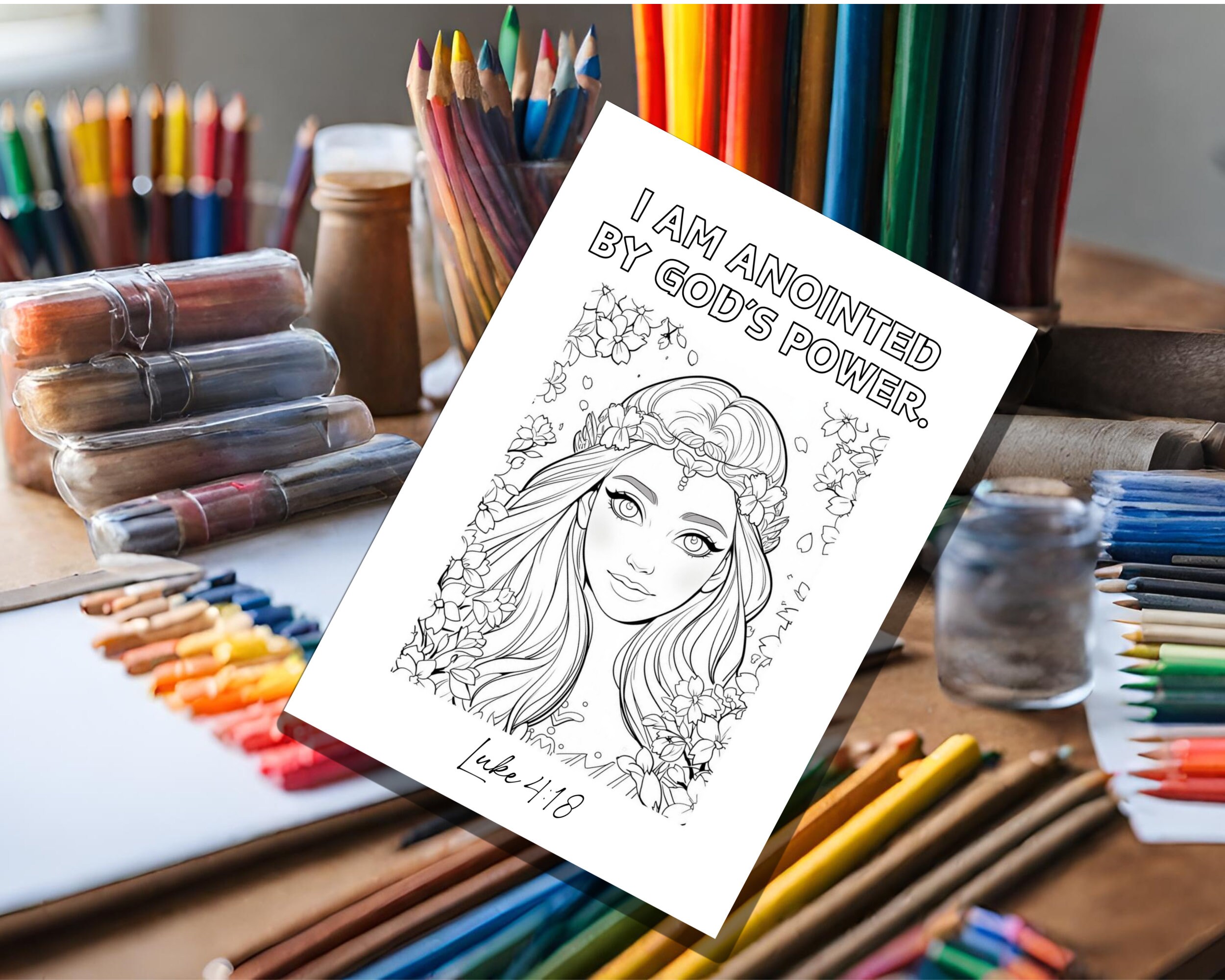 Affirmation Coloring Booklet Printable Coloring Pages for Teens and ...