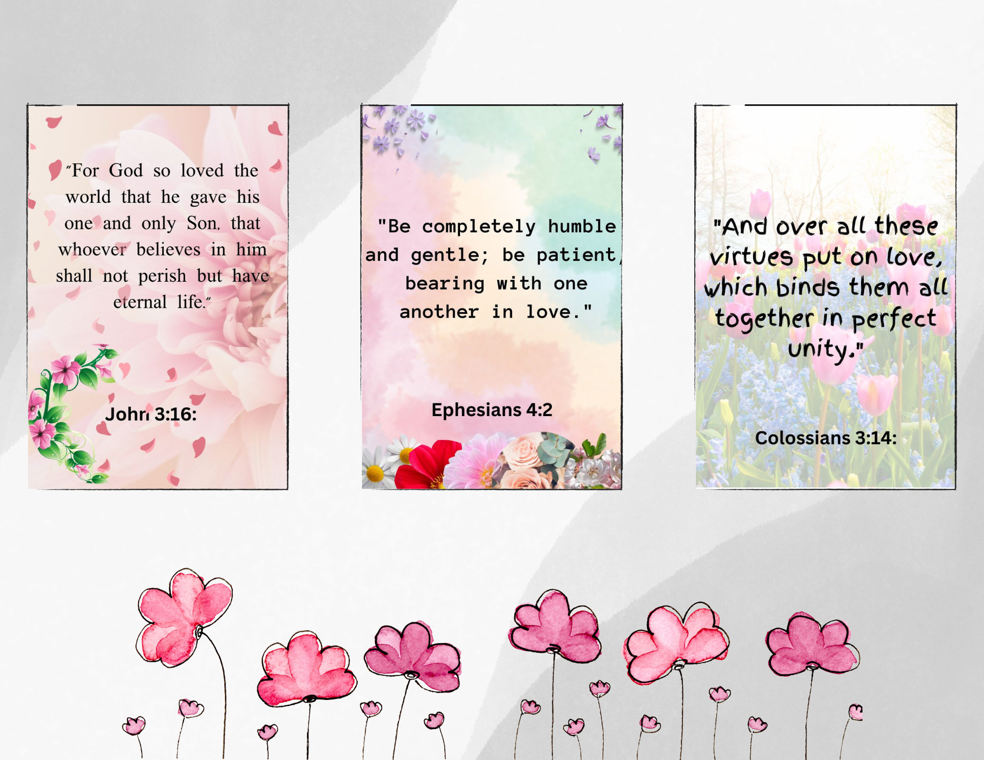 Girly Bible Verses Card, DIGITAL Bible Verses Scripture Cards Printable ...