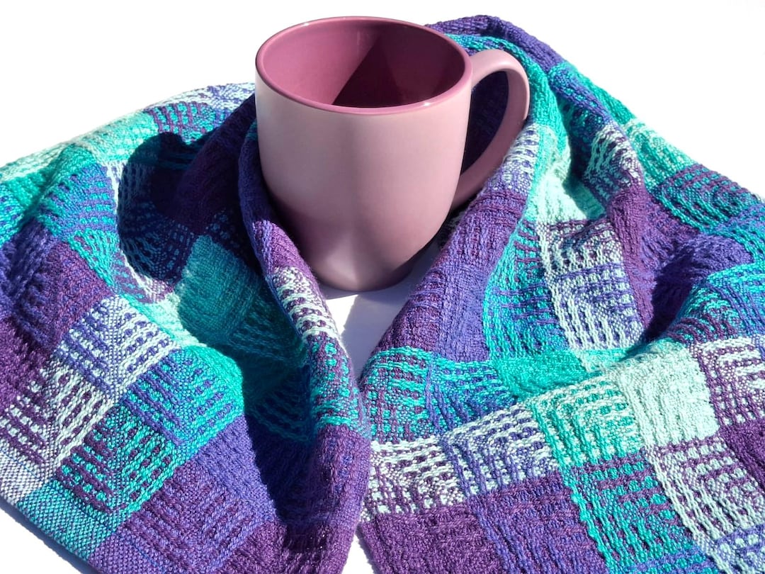 Handwoven Tea Towel With Cotton & Linen Brend, Absorbent Dish Towels ...