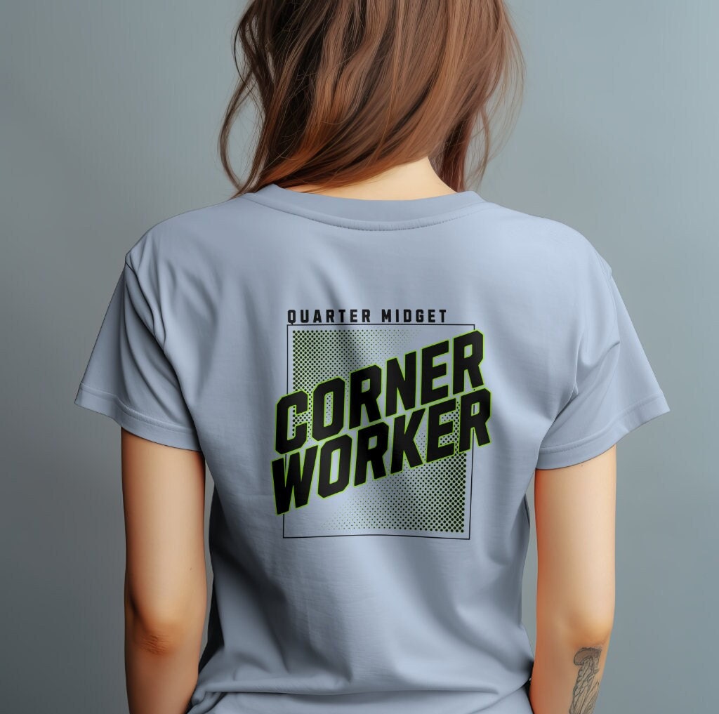 Corner Worker Quarter Midget Racing Unisex Jersey Short Sleeve Tee for ...