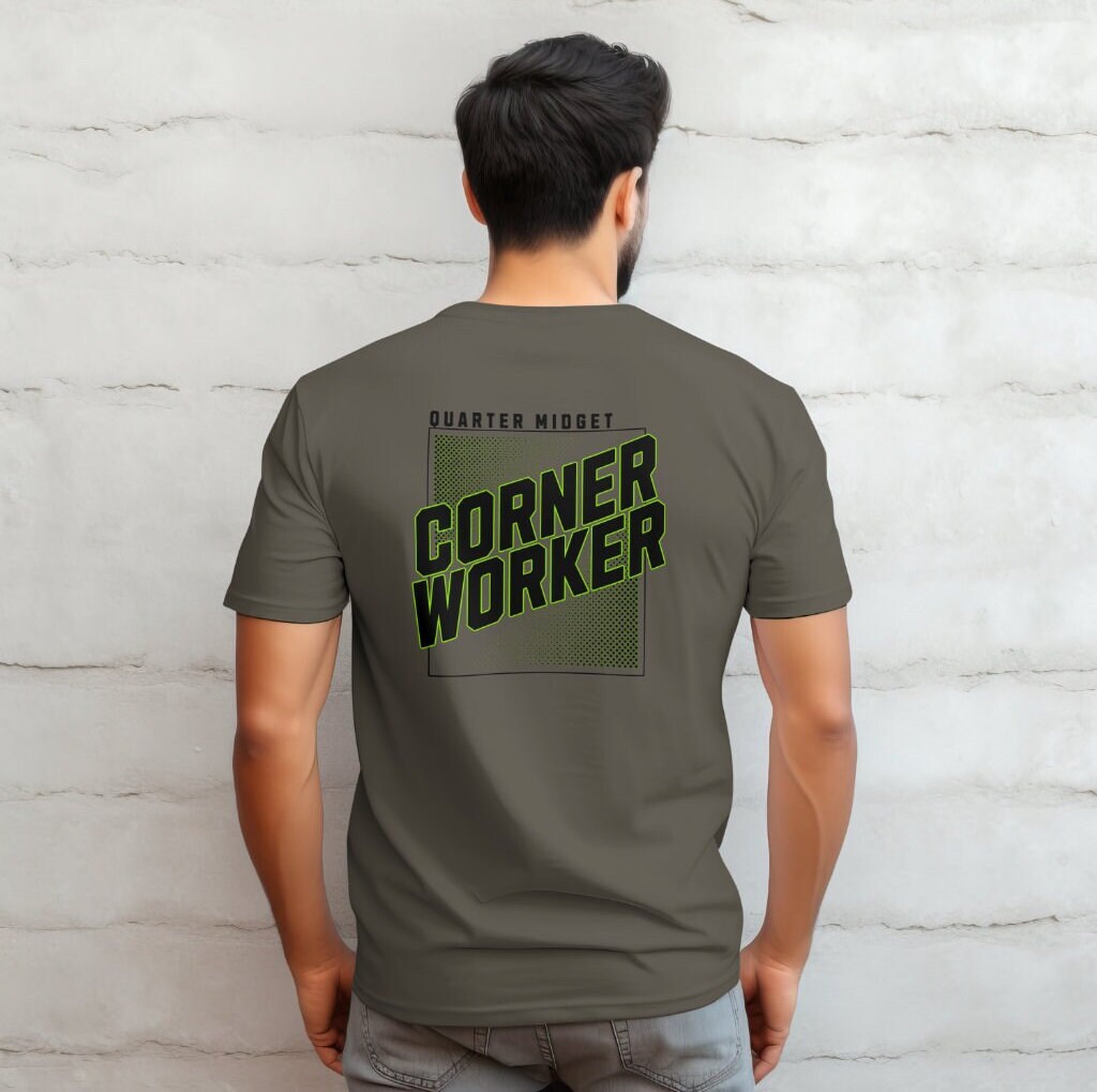 Corner Worker Quarter Midget Racing Unisex Jersey Short Sleeve Tee for ...