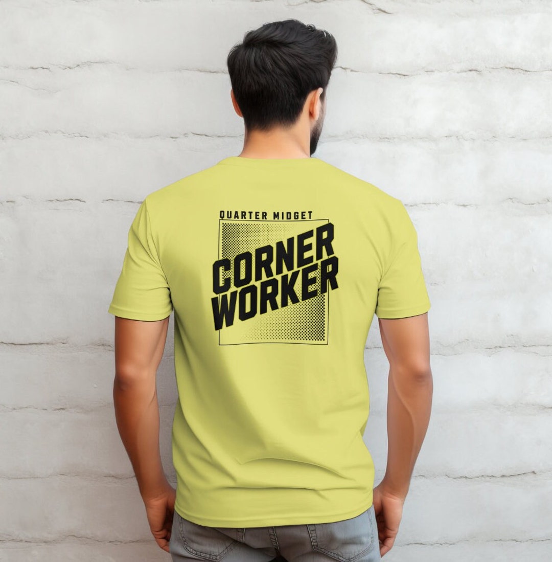 Corner Worker Quarter Midget Racing Unisex Jersey Short Sleeve Tee for ...