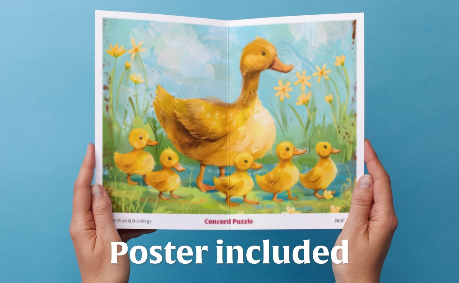 Mother Duck & Ducklings 500 Piece Puzzle - Etsy