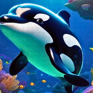 Orca 500 Piece Puzzle - Etsy