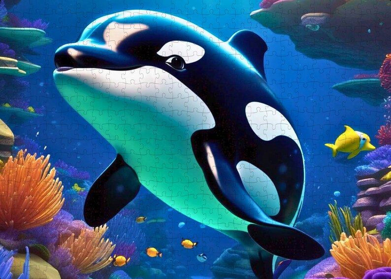 Orca 500 Piece Puzzle - Etsy