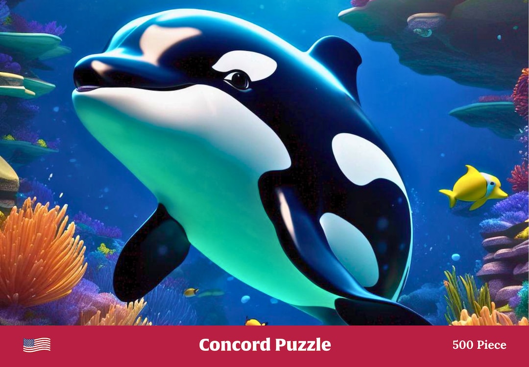 Orca 500 Piece Puzzle - Etsy
