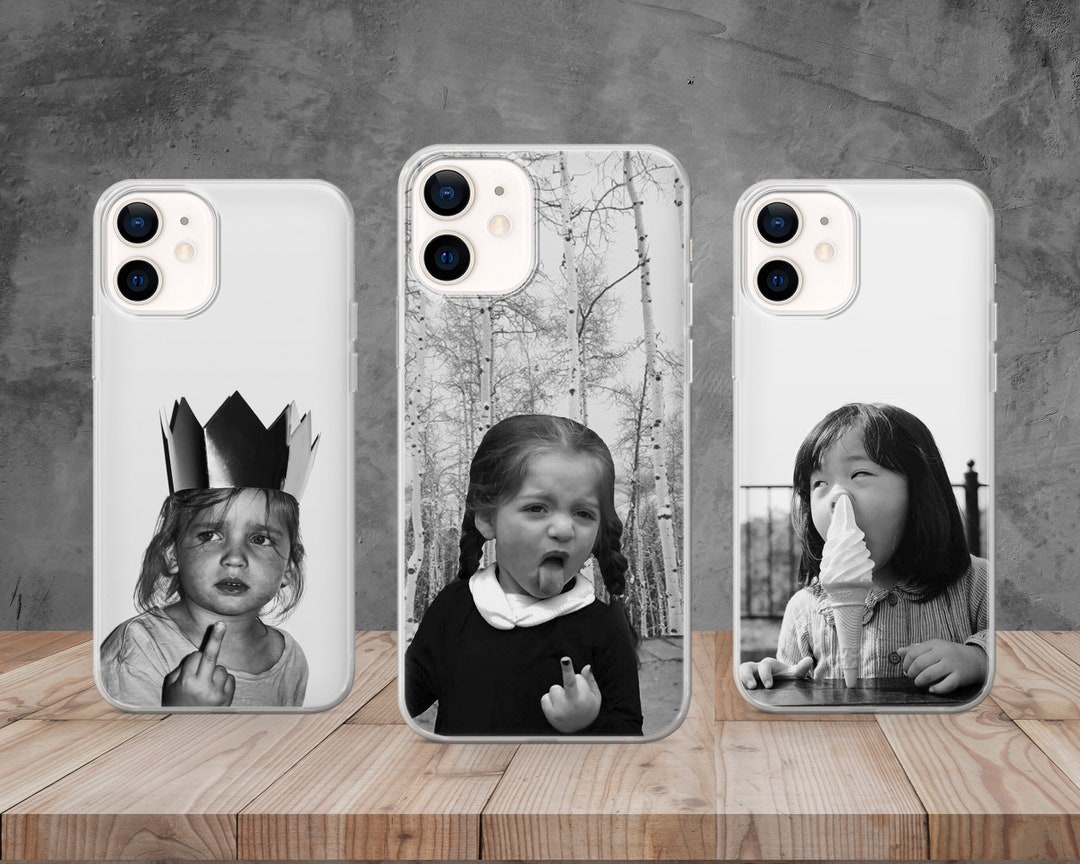 Middle Finger Phone Case, Funny Middle Finger Girl Phone Cover for ...