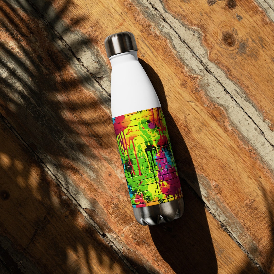 Graffiti Art Steel Water Bottle, Urban Style Bottle, Street Art ...