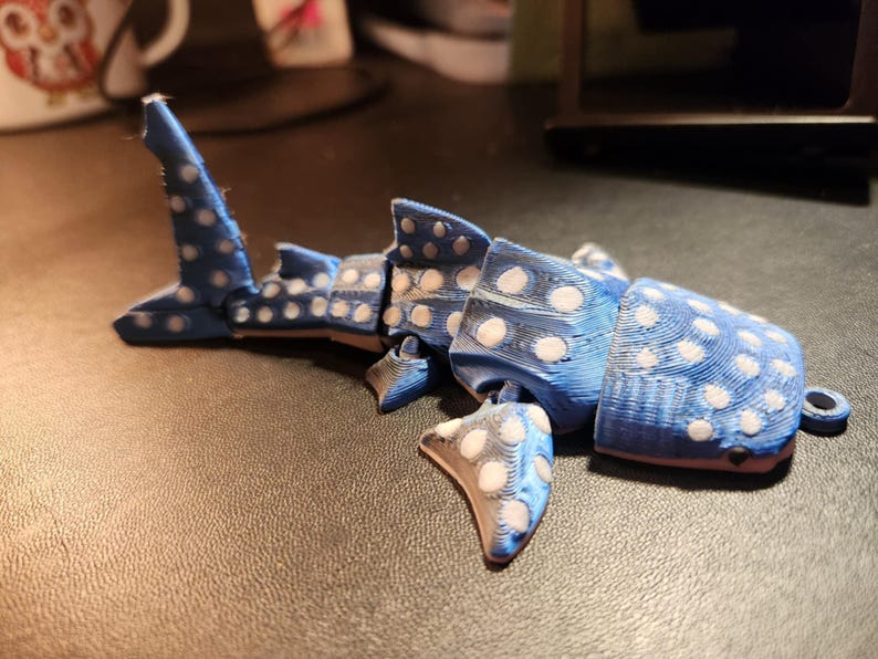 Whale Shark Keychain - Etsy
