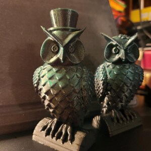 3D Printed Owls - Mr. and Mrs. Owl - Etsy