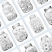Life Inside A Jar - 30 Unique, Printable Coloring Pages for Adults - Etsy