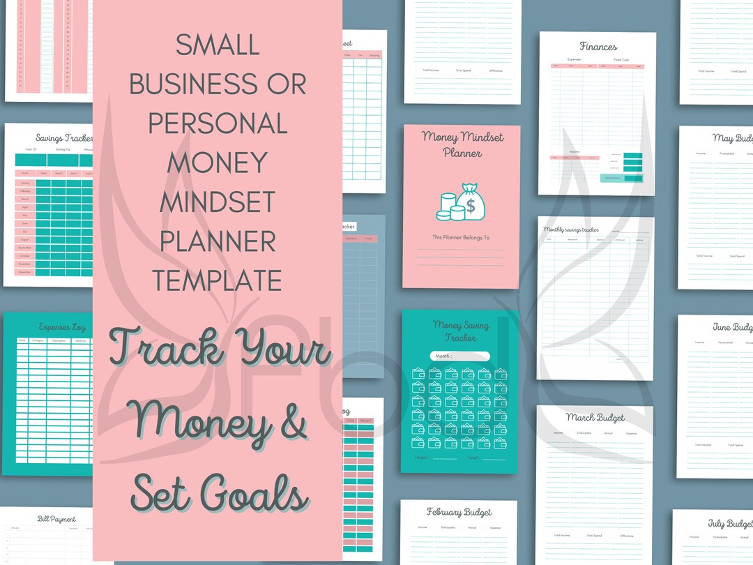 Money Mindset Planner Template - 57 Pages - Instant Download - Etsy
