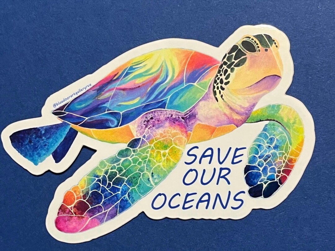 Save Our Oceans Sticker - Etsy