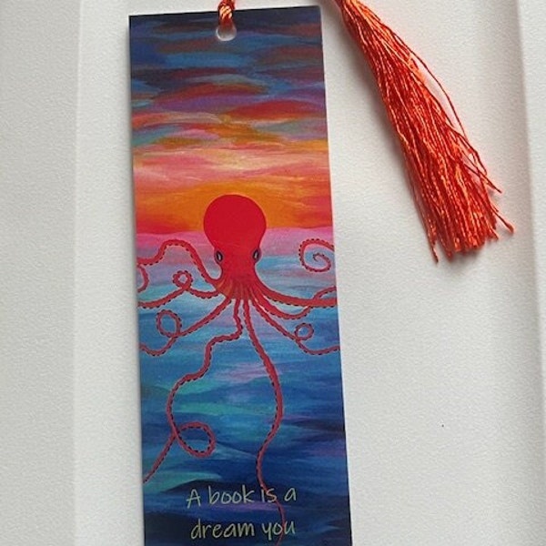 Octopus Bookmark - Etsy