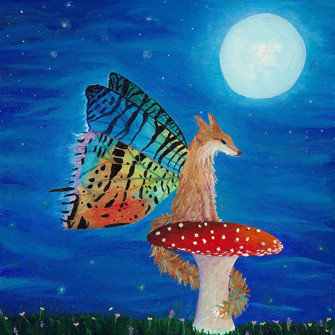 Mushroom Fox Fairy - Etsy