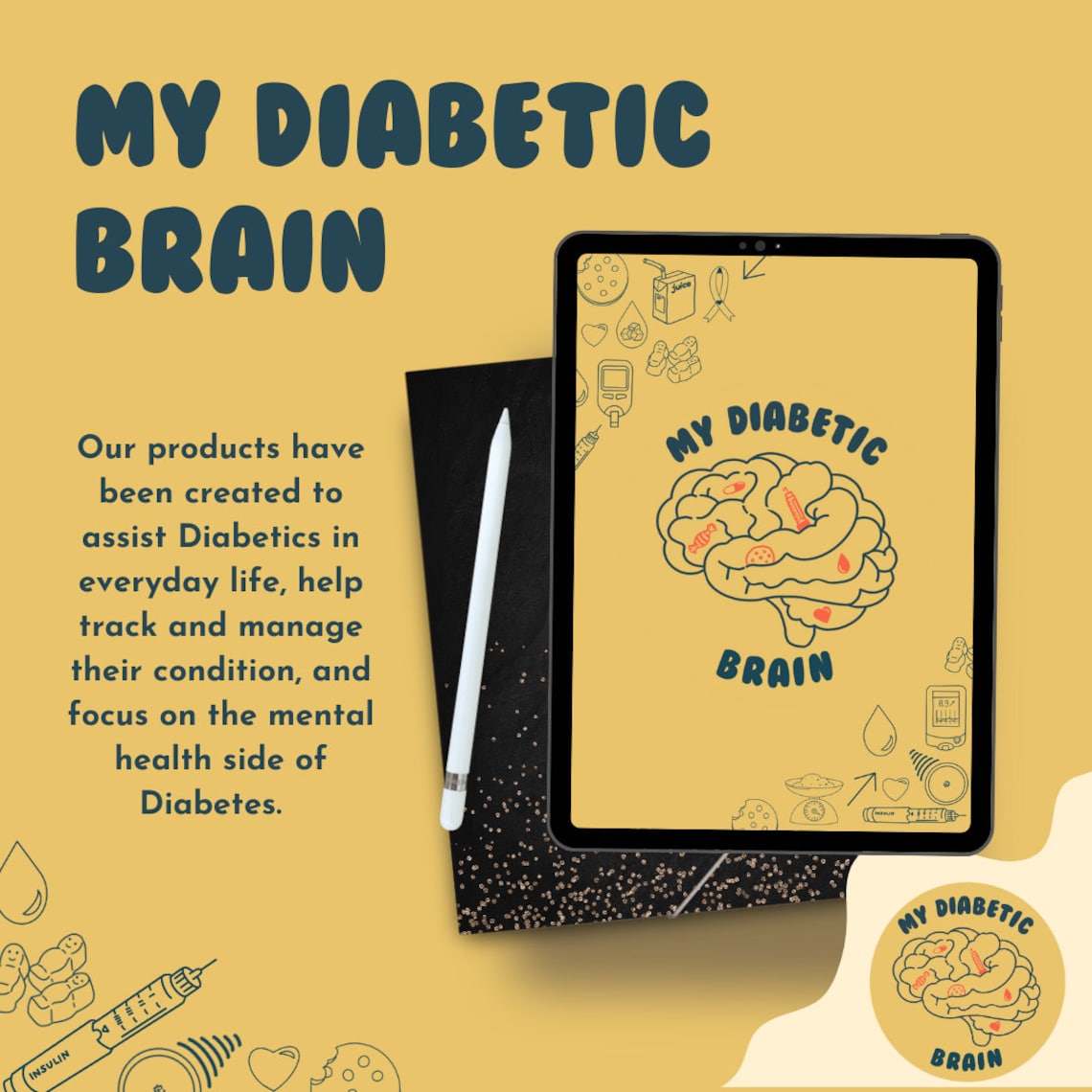 Type 1 Diabetes 2024 Vision Board Resource My Diabetic Brain - Etsy