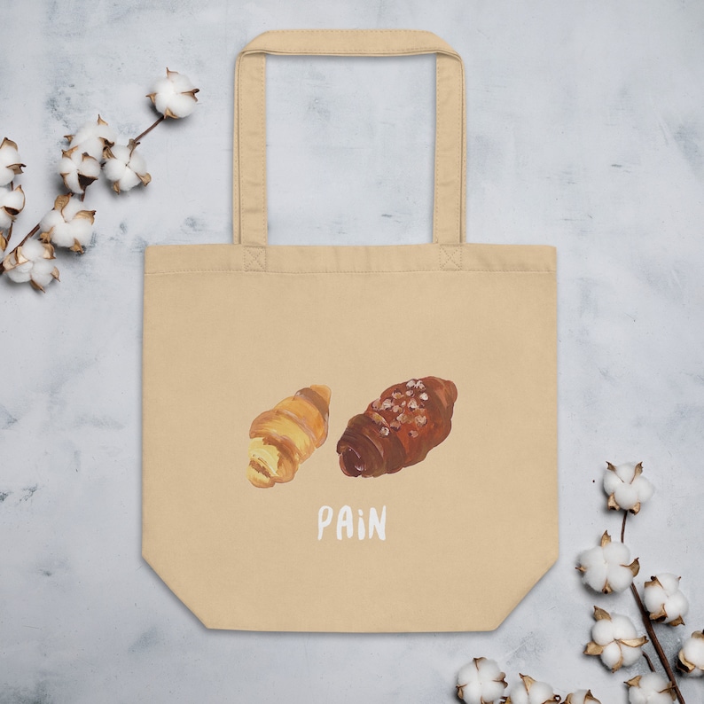 Croissant Tote Bag, Pain, Bread Tote - Etsy