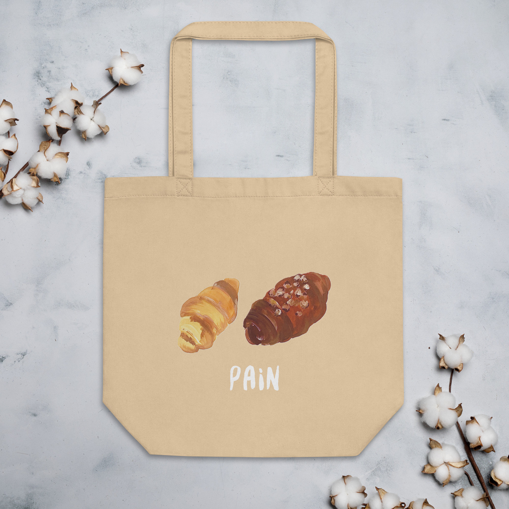 Croissant Tote Bag, Pain, Bread Tote - Etsy