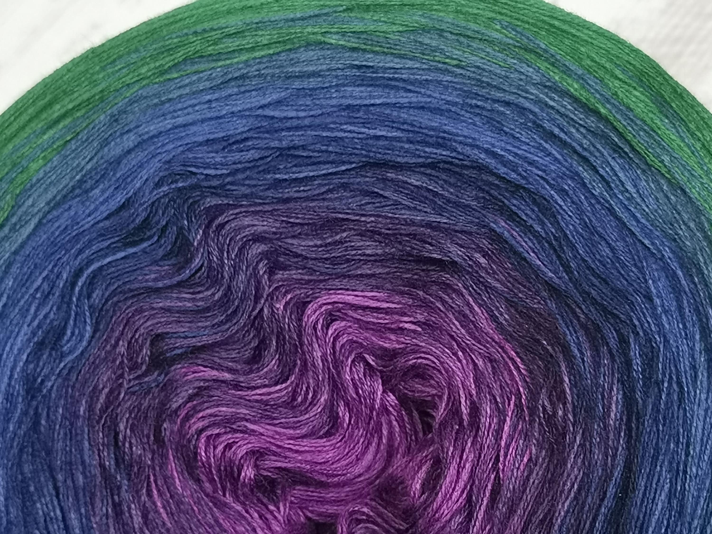 Gradient Ombre Yarn Cake, Colour Combination C179 - Etsy