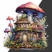 Fairy House Clipart | Enchanted Forest | Fairy Tale Clipart | Fairy ...