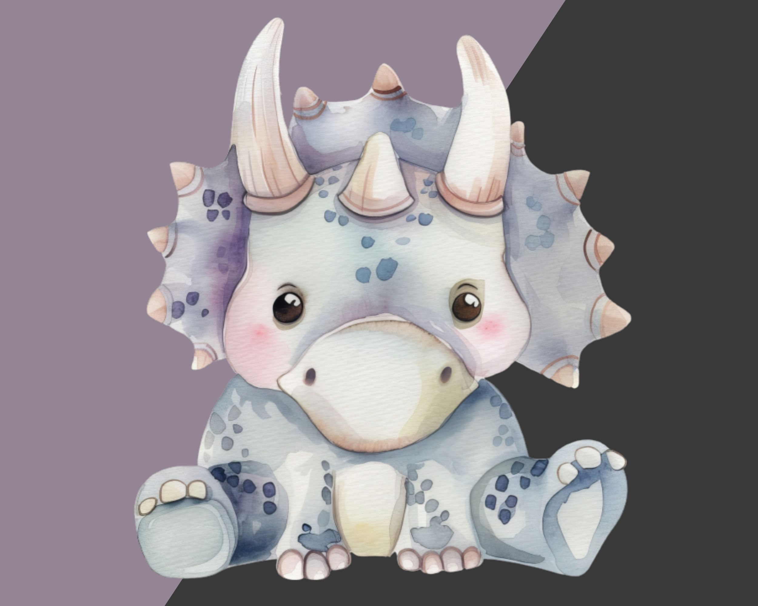 Baby Dinosaur Clipart Bundle Dino Clipart Cute Dinosaur Baby Shower ...
