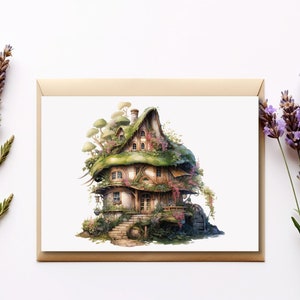 Fairy House Clipart | Enchanted Forest | Fairy Tale Clipart | Fairy ...