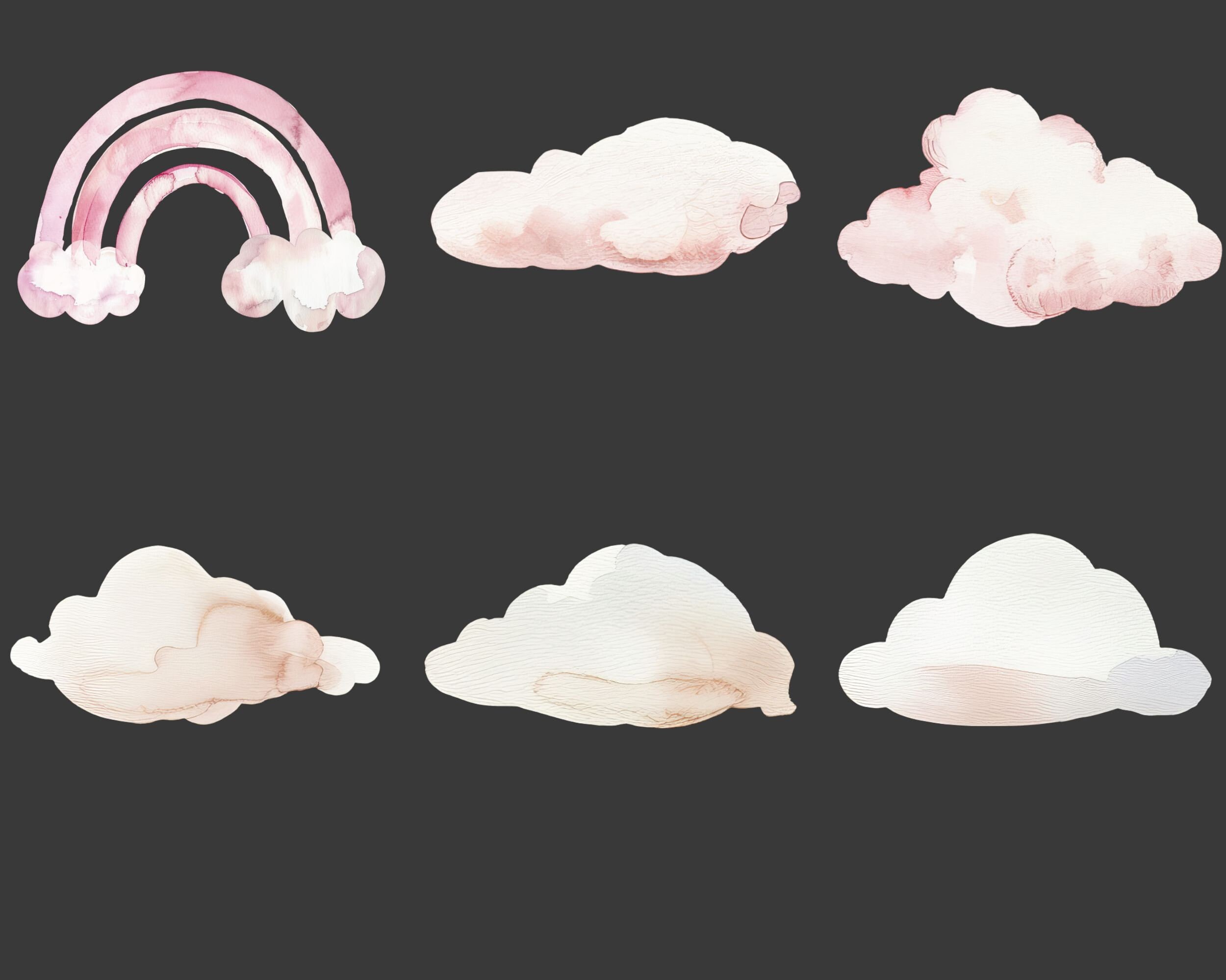 Watercolor Hot Air Balloon Clipart Pink | Pink Hot Air Balloons Png ...