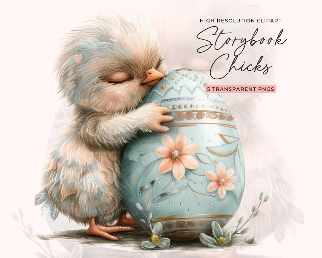 Spring Chick Clipart | Baby Chick | Boho Chick Clipart | Boho Easter ...