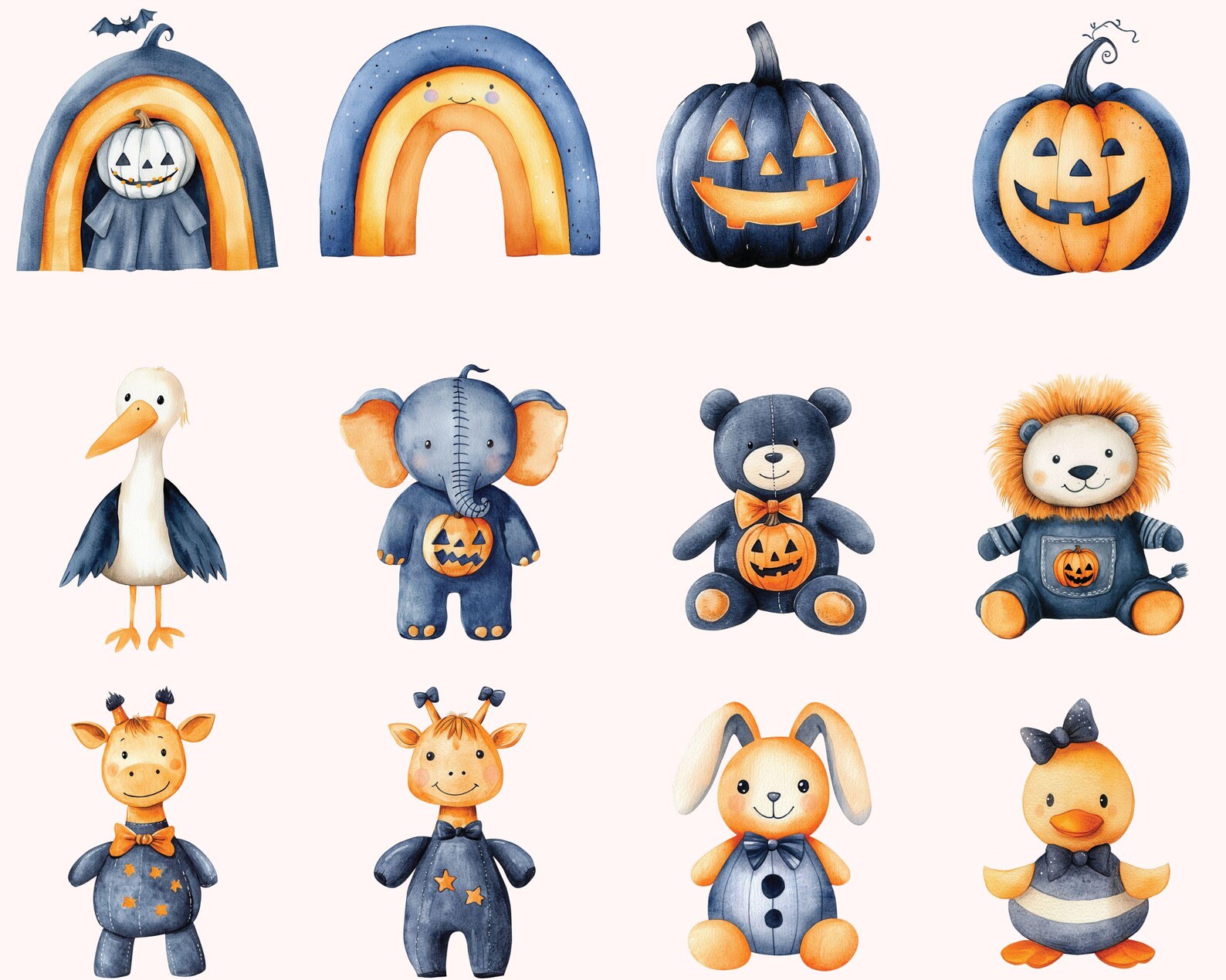 Baby is Brewing | Halloween Baby Shower Clipart | Cute Halloween Baby ...