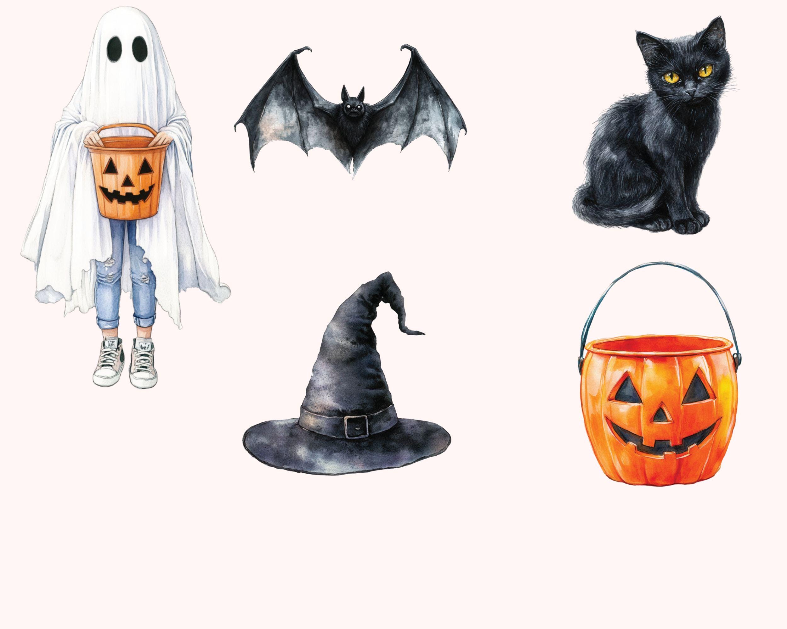 Halloween Ghost Family Clipart | Family Halloween PNG | Halloween ...