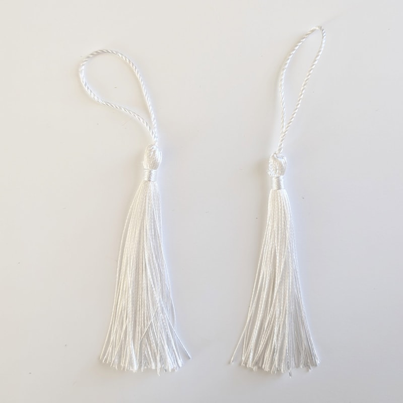 White Tassel Trim - Etsy
