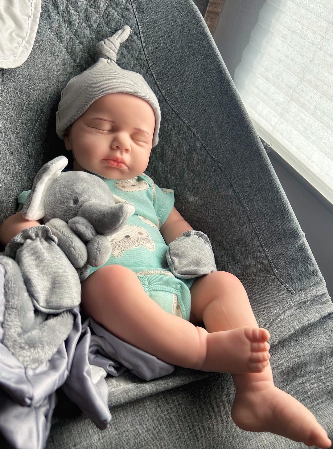 READY TO SHIP! Full Body Silicone Baby Doll, Reborn Boy, Open Mouth, 20 ...