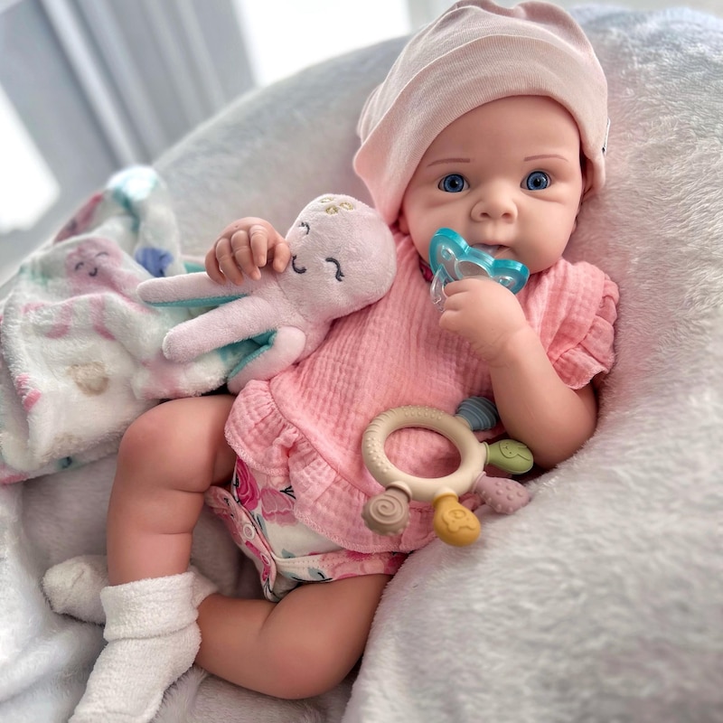 Full Body Silicone Baby Doll Eyes Open - Etsy