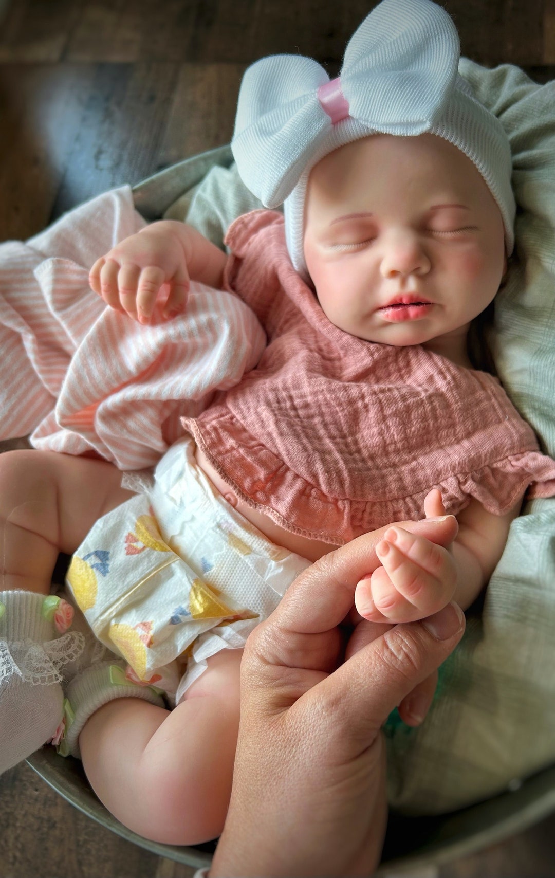 Full-body Silicone DISCOUNTED Reborn Baby Doll 7 1/2 Lbs. 19 Mouth is ...