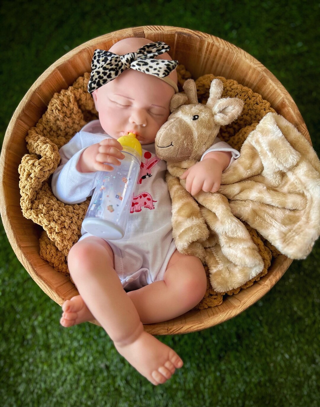 Ready.2.ship FULL-BODY SILICONE Reborn Baby Doll Girl 7 Lbs 19 Takes a ...