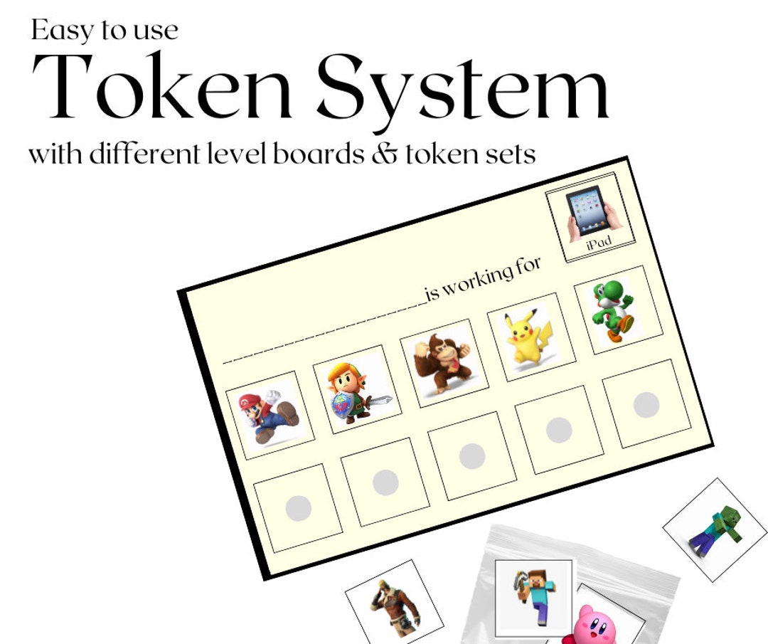 Reinforcement Token Schedule Bundle Educational Materials - Etsy