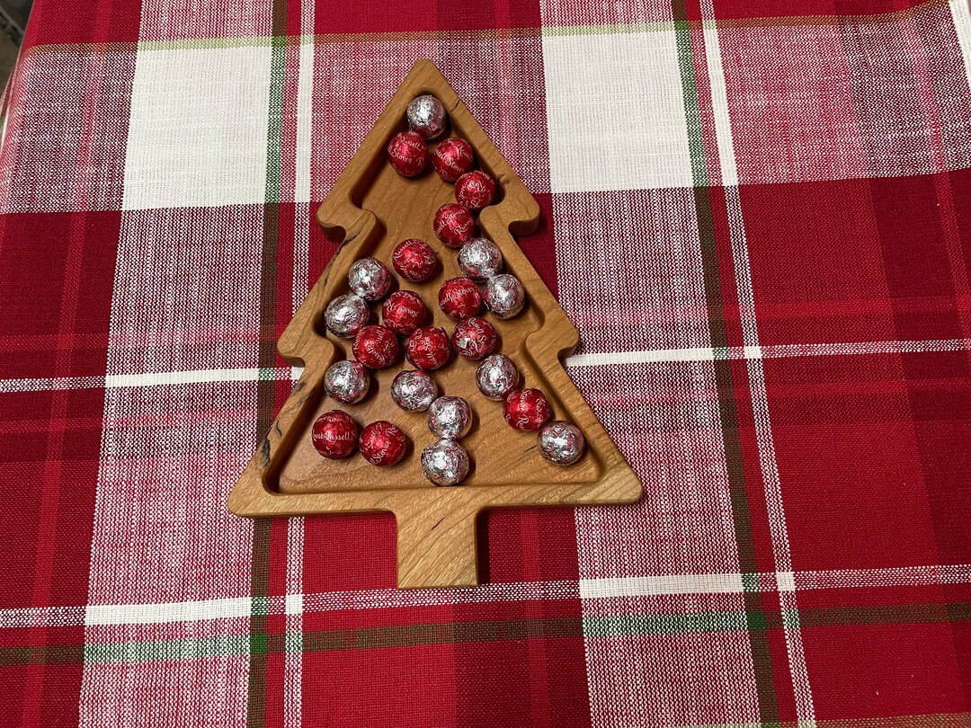 Holiday Candy Dish Nut Dish Tree Shaped - Etsy