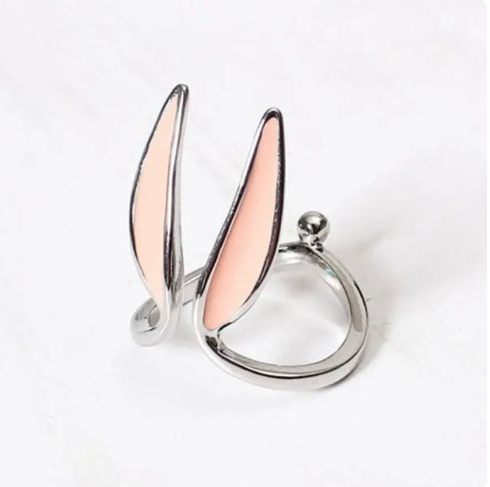 Bunny / Rabbit Ear Crochet Ring Stainless Steel Bunny / Rabbit Design ...
