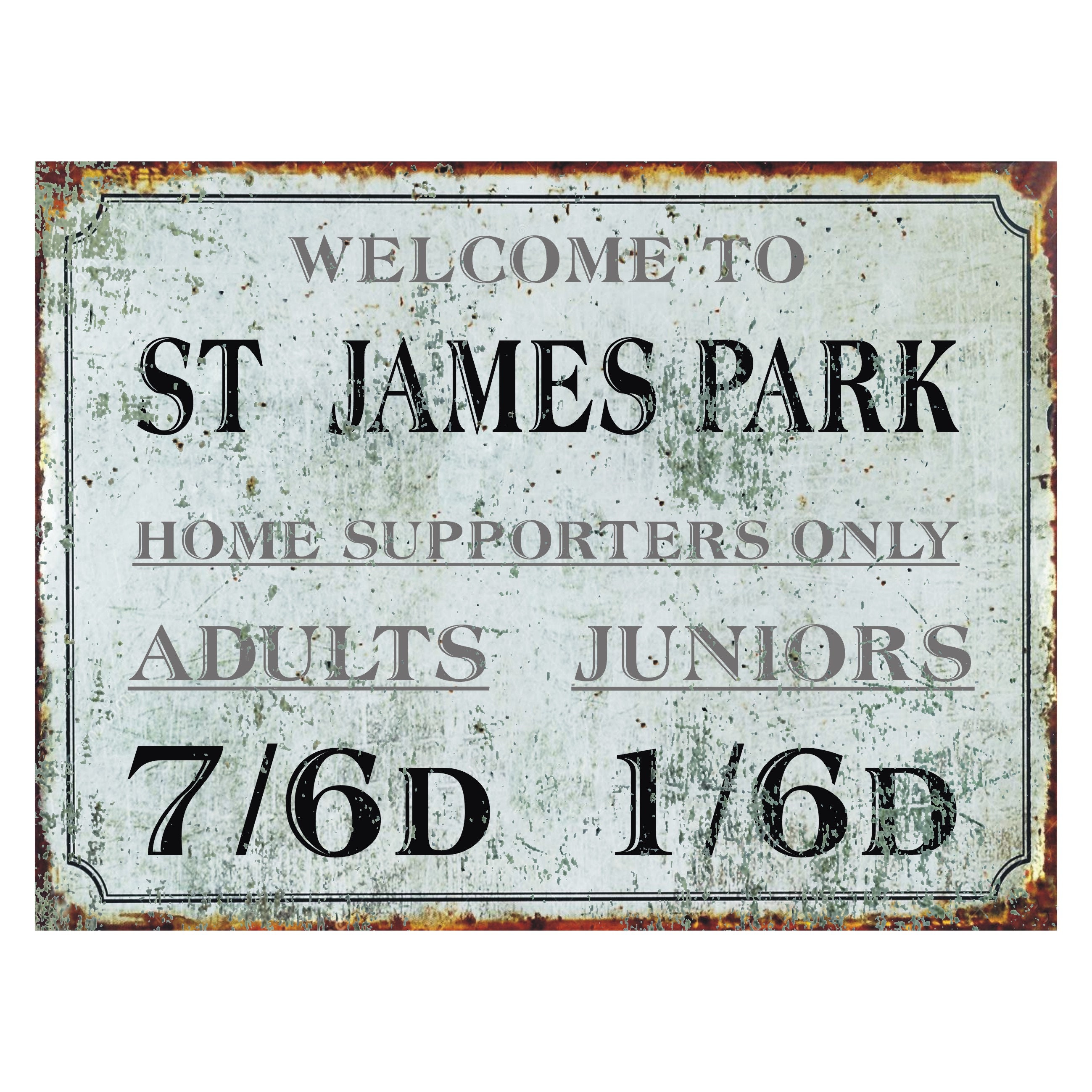 Newcastle United Fc St James Park Stadium Print Poster Mug Art Metal ...
