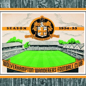 Wolverhampton Wanderers Fc Molineux Stadium Print Poster Mug Art Metal ...