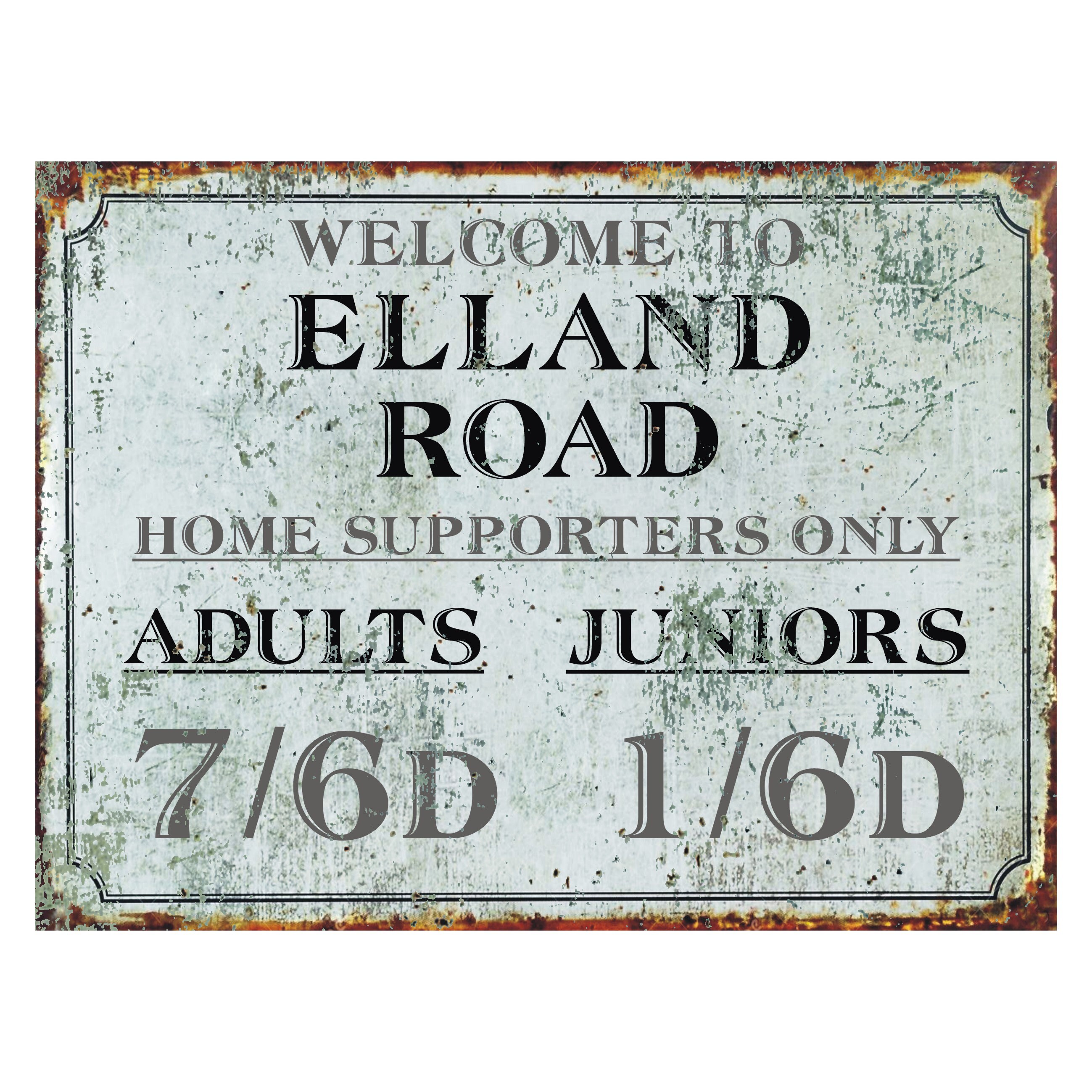 Leeds United Fc Elland Road Stadium Print Poster Mug Art Metal Sign ...