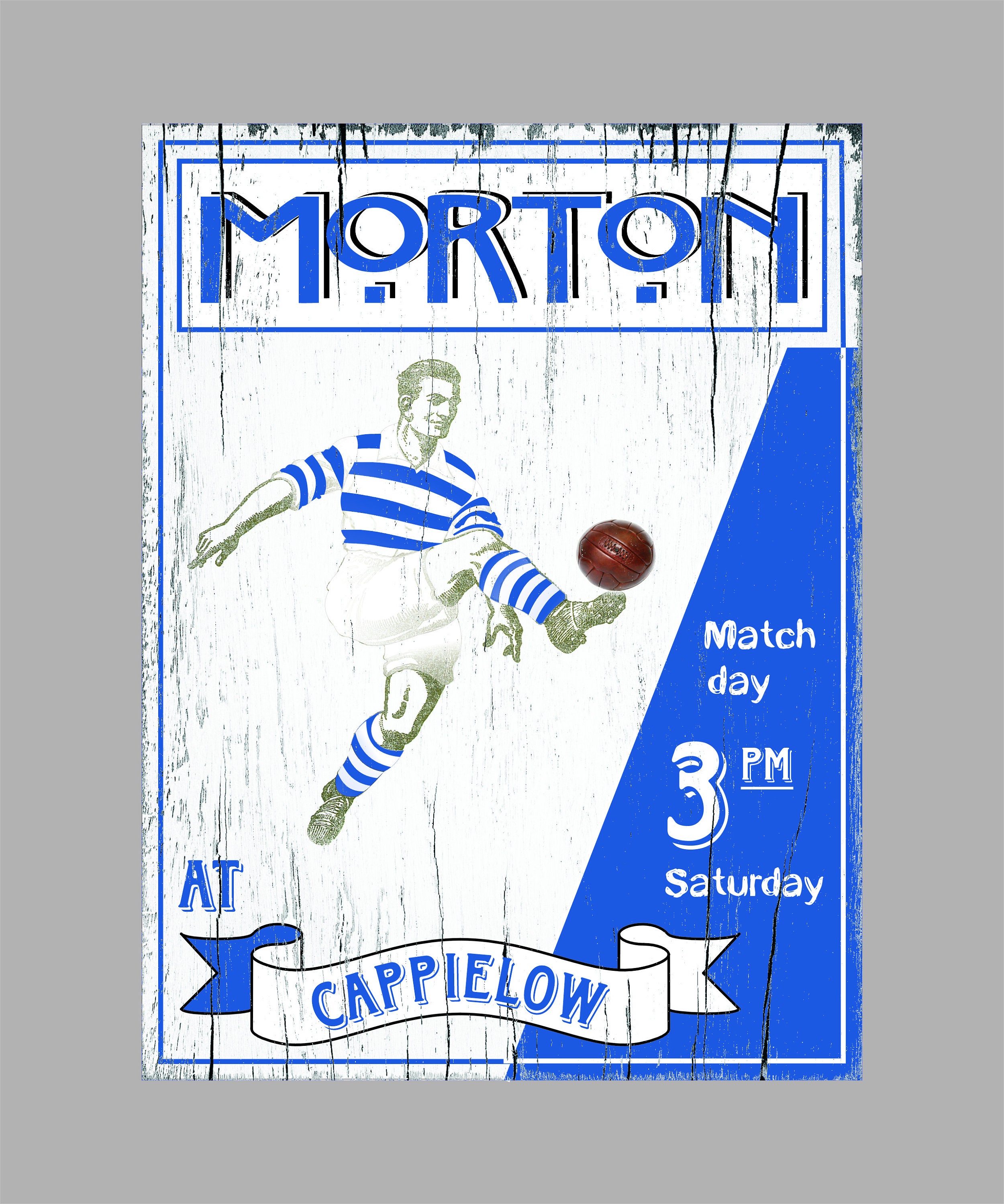 Greenock Morton Fc Cappielow Stadium Print Poster Mug Art Metal Sign ...
