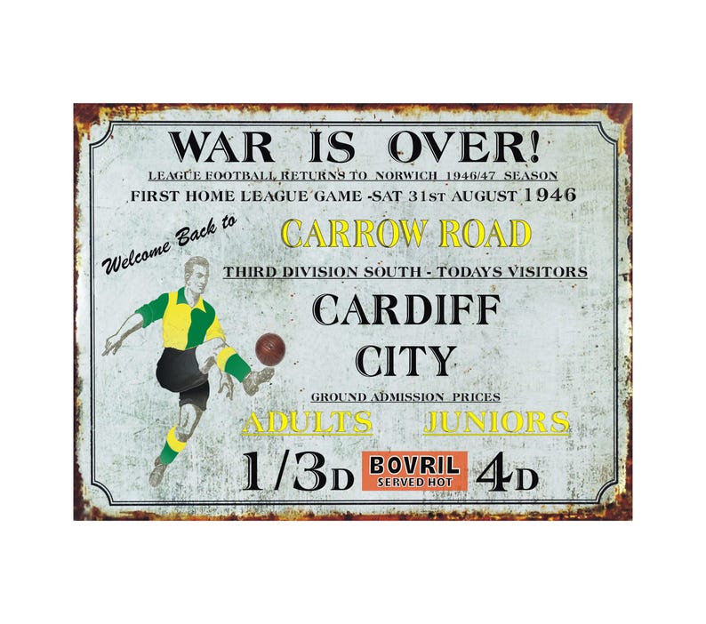 Norwich City Fc Carrow Road Stadium Print Poster Mug Art Metal Sign ...