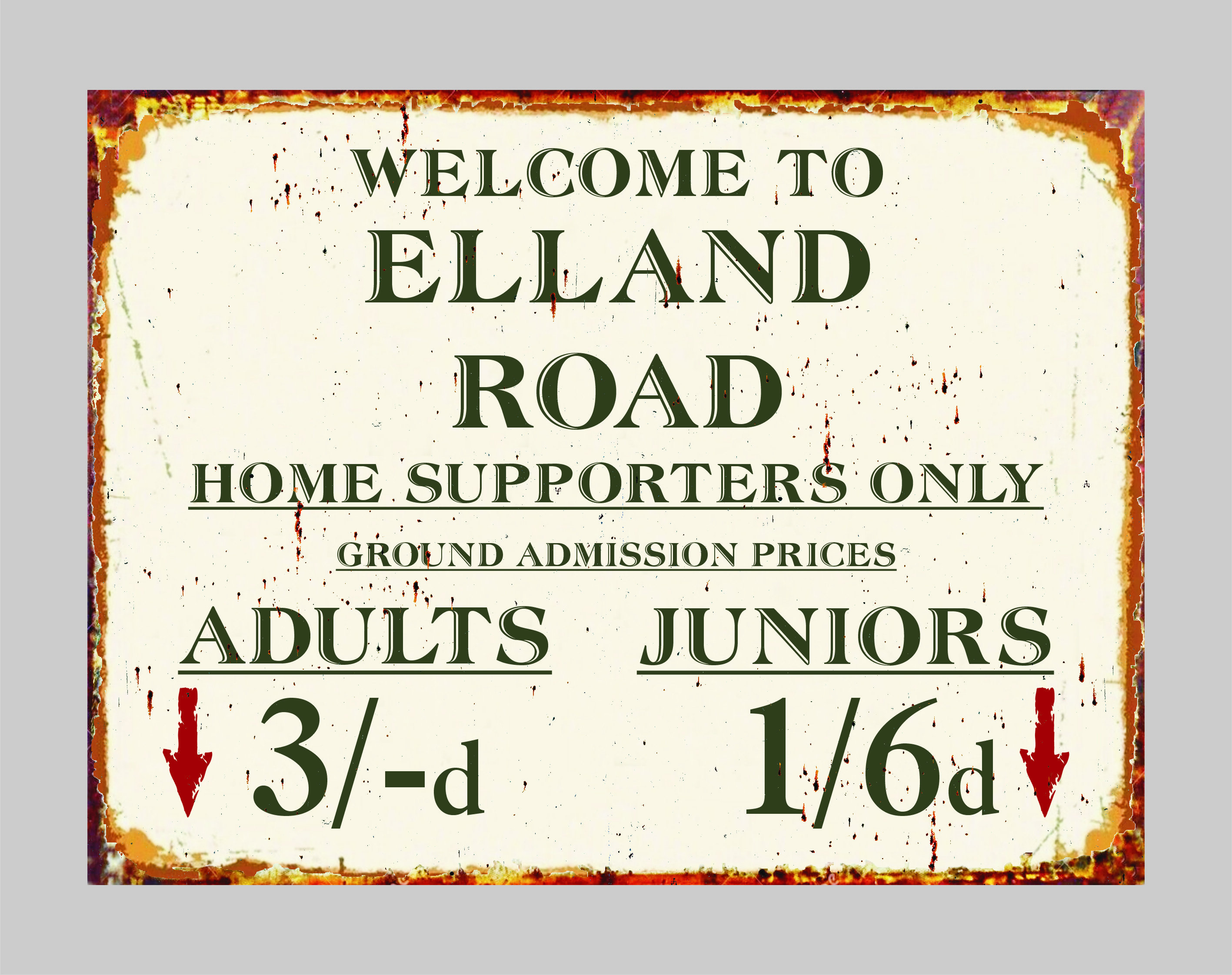 Leeds United Fc Elland Road Stadium Print Poster Mug Art Metal Sign ...