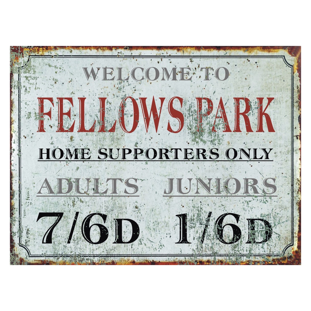 Walsall Fc Fellows Park Stadium Print Poster Mug Art Metal Sign Retro ...