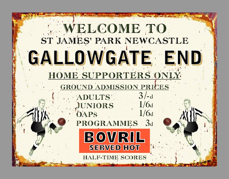 Newcastle United Fc St James Park Stadium Print Poster Mug Art Metal ...
