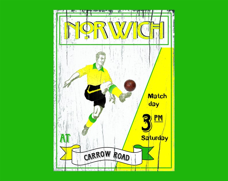 Norwich City Fc Carrow Road Stadium Print Poster Mug Art Metal Sign ...